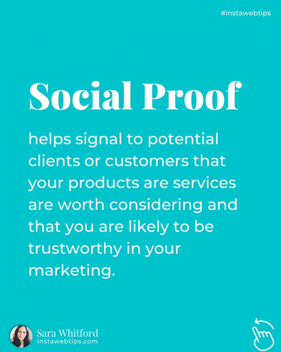4 Examples of Social Proof (and how to use them!) - Seaport Webworks ...